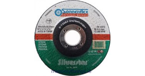 230 x 3.0 x 22.2mm Stone Cutting Disc CS 30 T BF|Sonnenflex Cutting ...